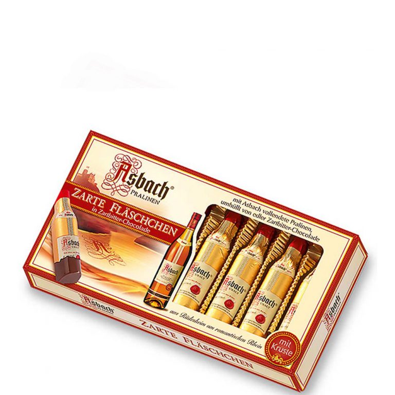 Asbach Uralt Pralines Tender bottles, 8 pieces – German Drugstore